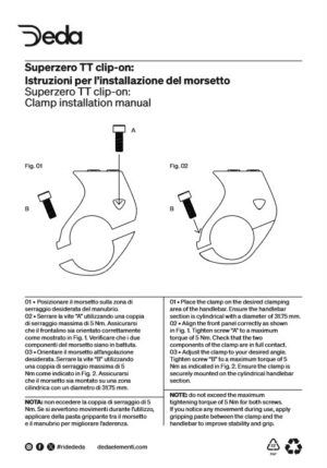 PROLUNGHE SUPERZERO TT DEDA - TMP Bike